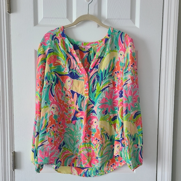 Lilly Pulitzer | Tops | Lilly Pulitzer Stacey Top | Poshmark